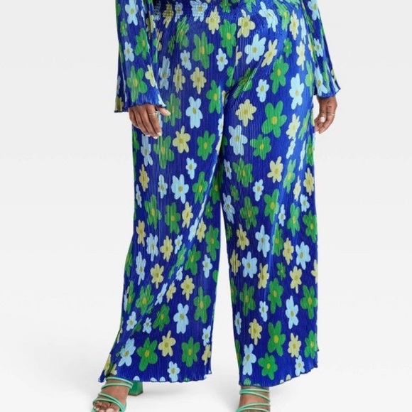 SAMMY B | Pants & Jumpsuits | Target X Sammy B Pleated Floral Pants Xxl ...